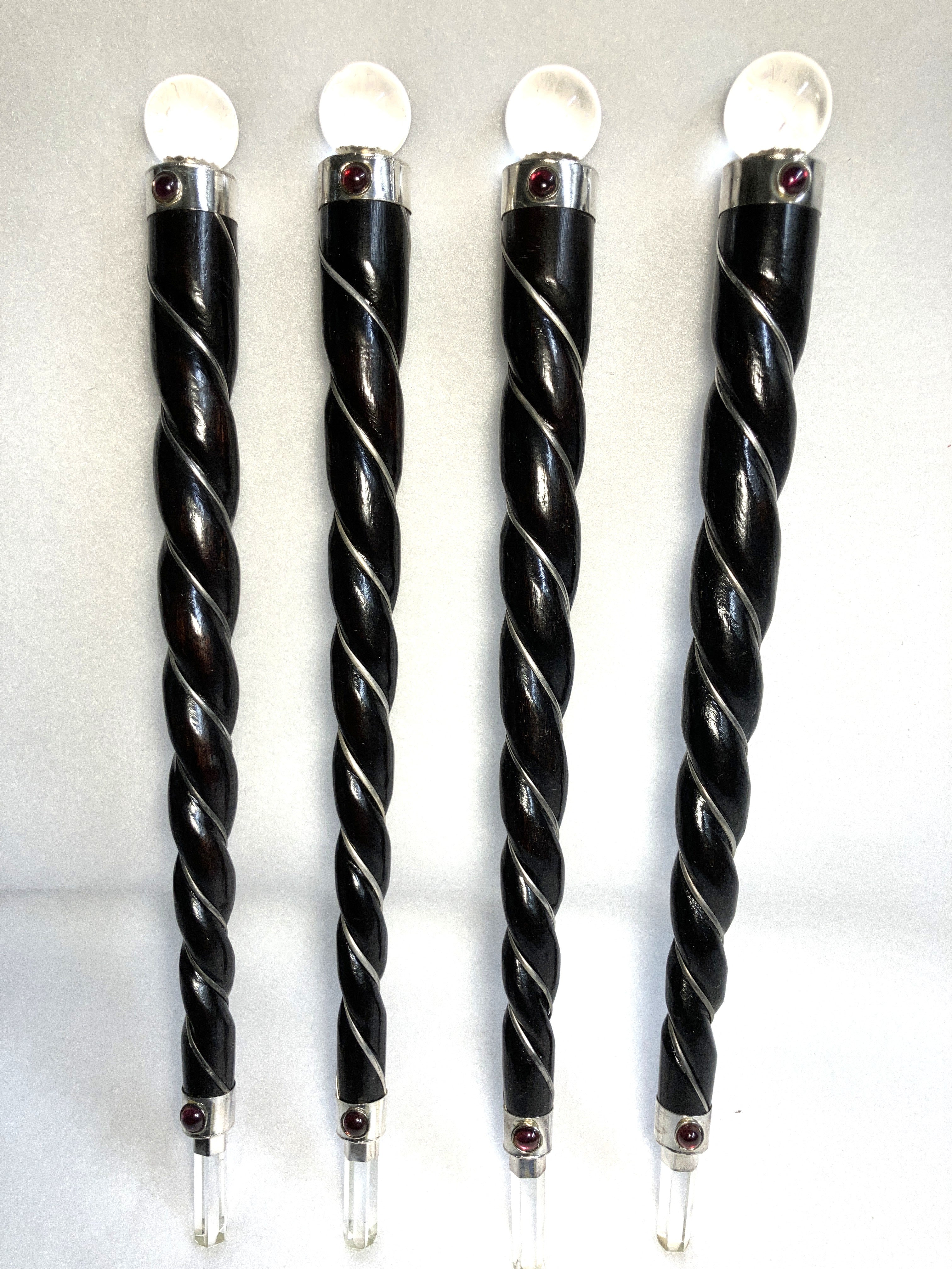 Turned Rosewood Wand – Retrolusion